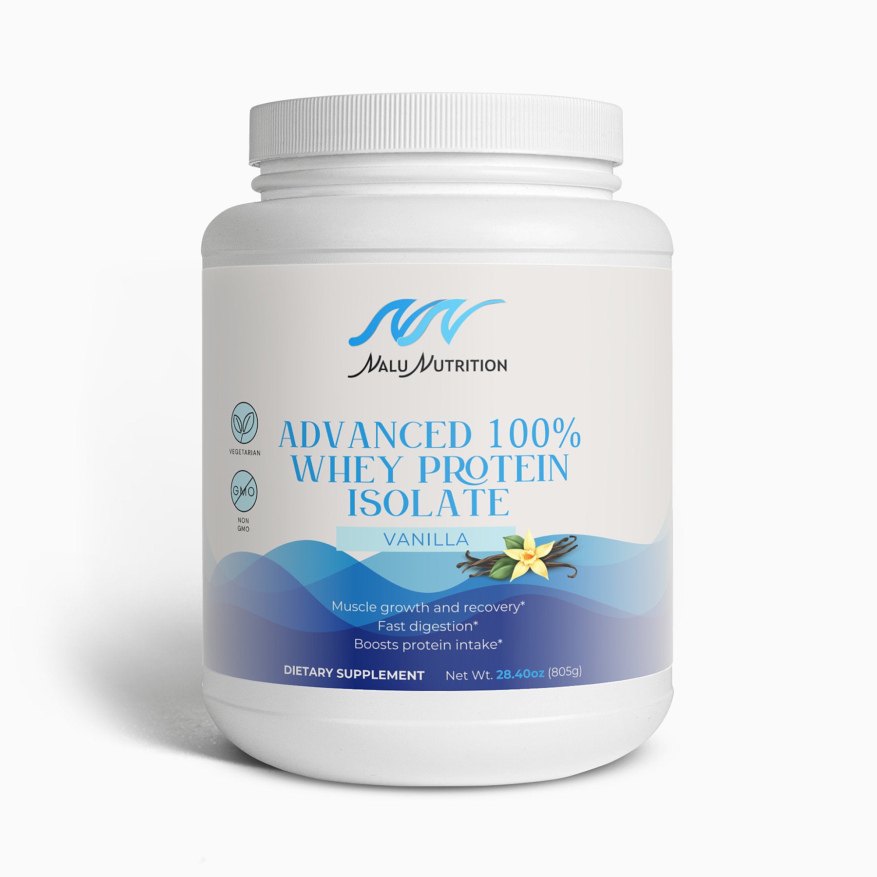 Advanced 100% Whey Protein Isolate (Vanilla) – Nalu Nutrition